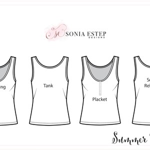 Summer Tank Sewing Pattern, Digital Sewing Pattern - Etsy