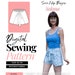 Solana Wrap Shorts Sewing Pattern | Women's Beach Shorts PDF Sewing ...