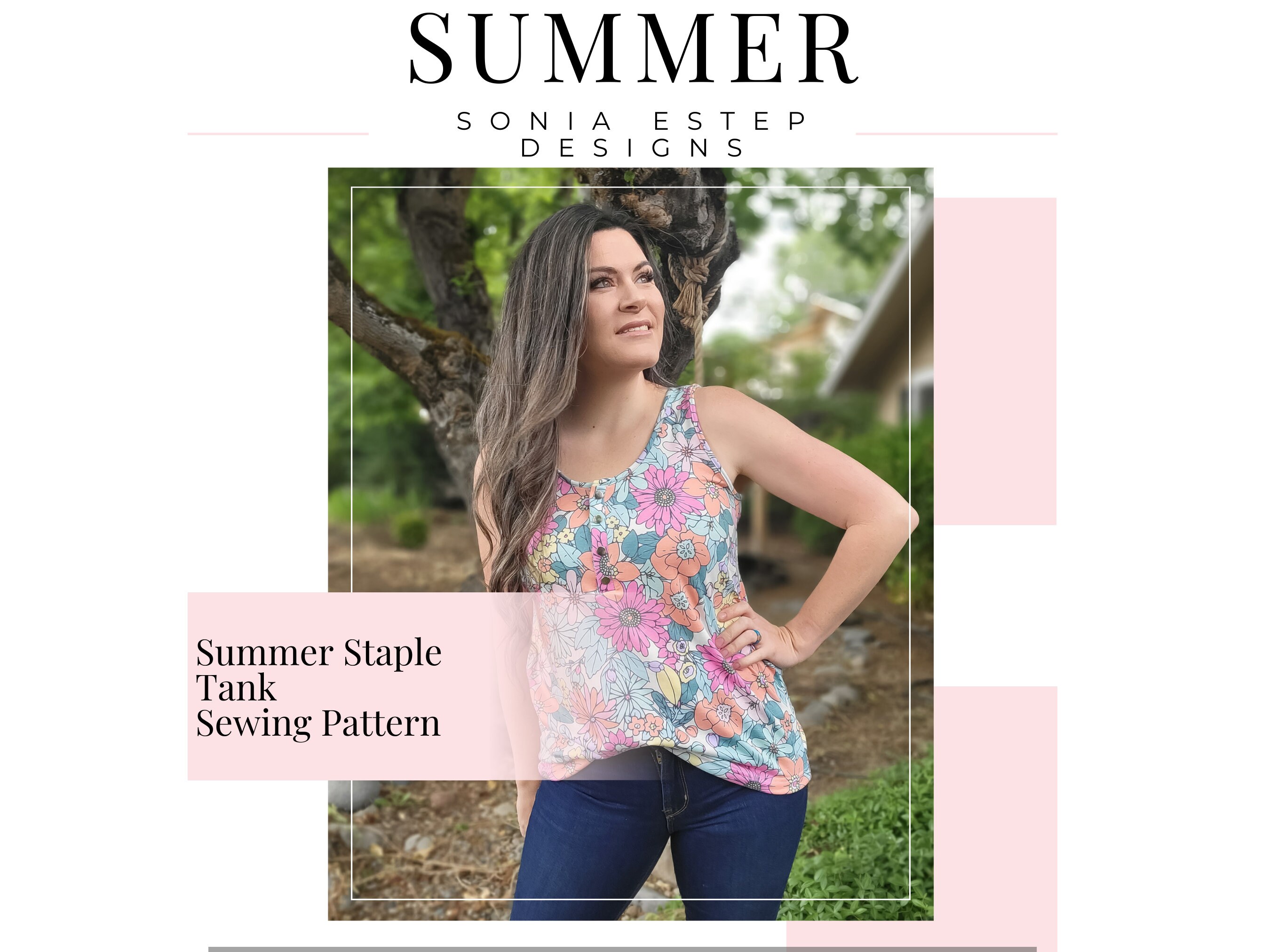 Summer Tank Sewing Pattern, Digital Sewing Pattern - Etsy
