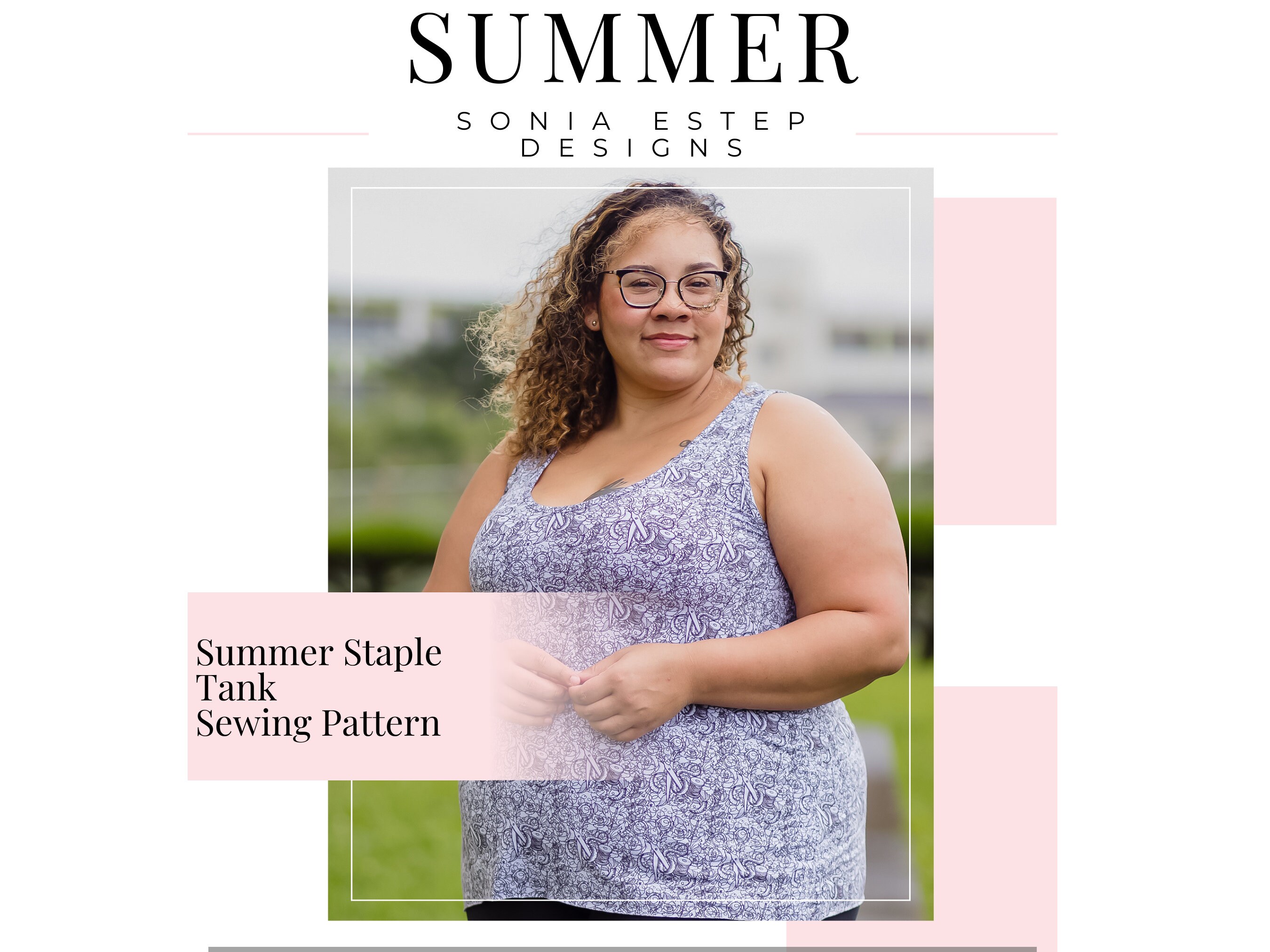 Summer Tank Sewing Pattern, Digital Sewing Pattern - Etsy