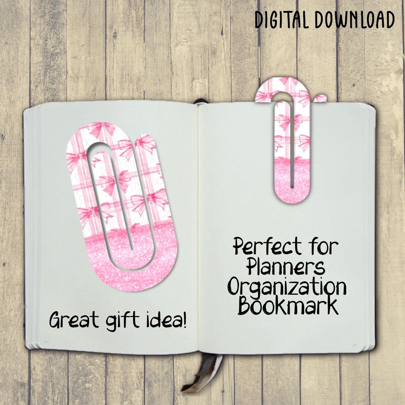 Paperclip Bookmark - Etsy