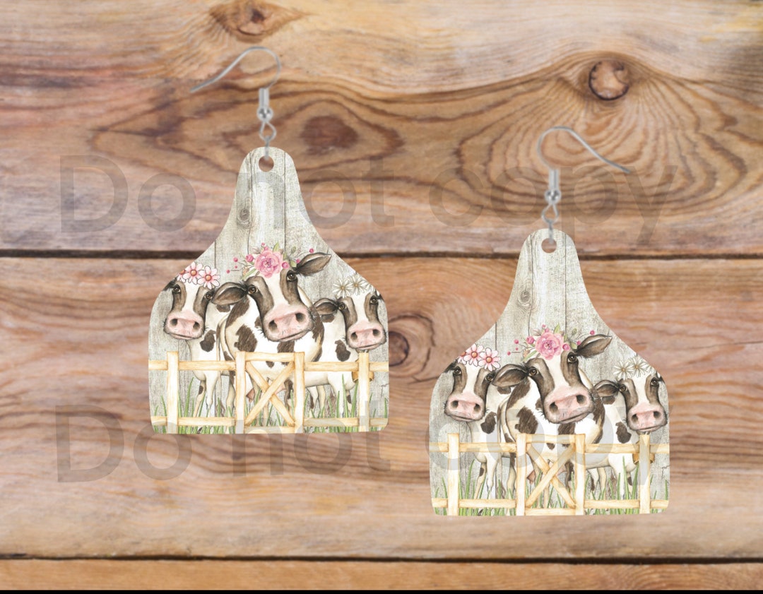 Country Cow Tag Farmsublimation Digital PNG Design - Etsy