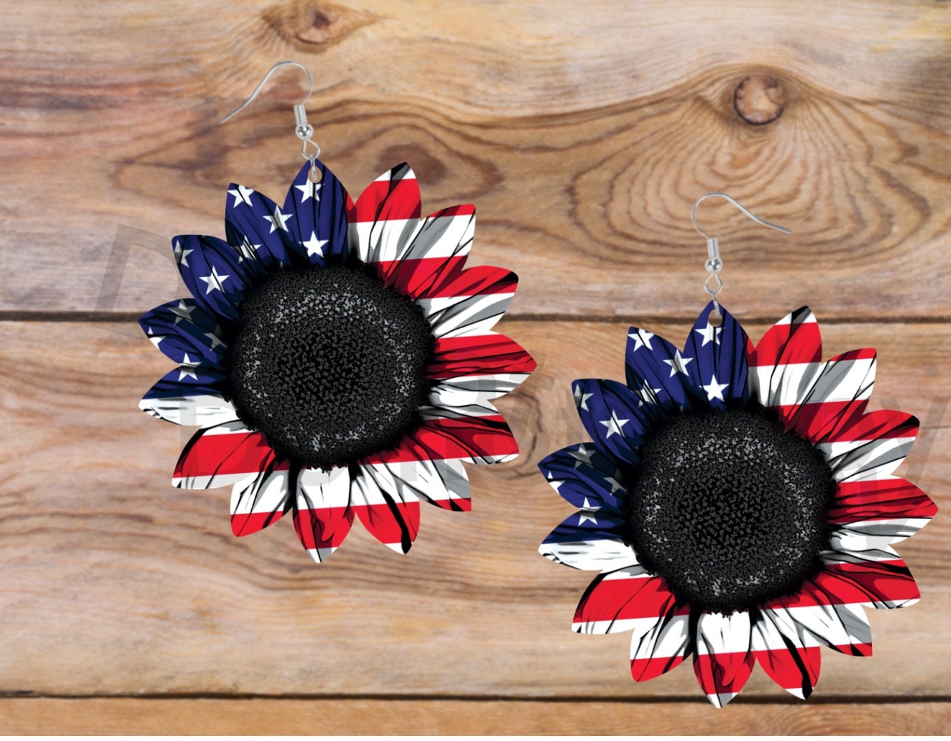 Sunflower Cheetah American Flag Digital Pngdesign | Etsy