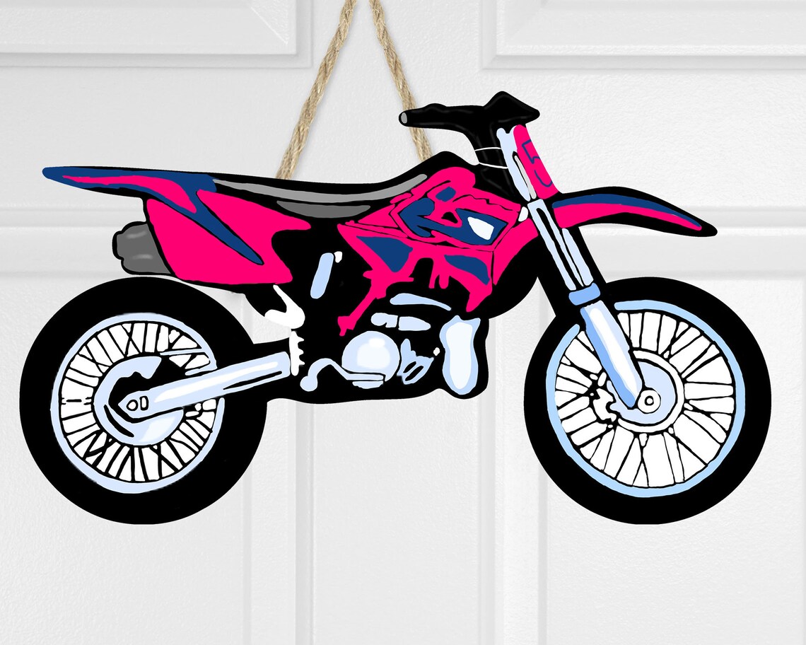 Dirt Bike Pink Sublimation Digital PNG Design Download | Etsy
