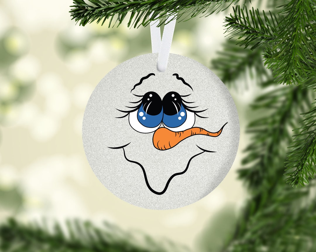 Snowman Face, Snow, Round, Digital, PNG, Design, Download, Door Hang ...