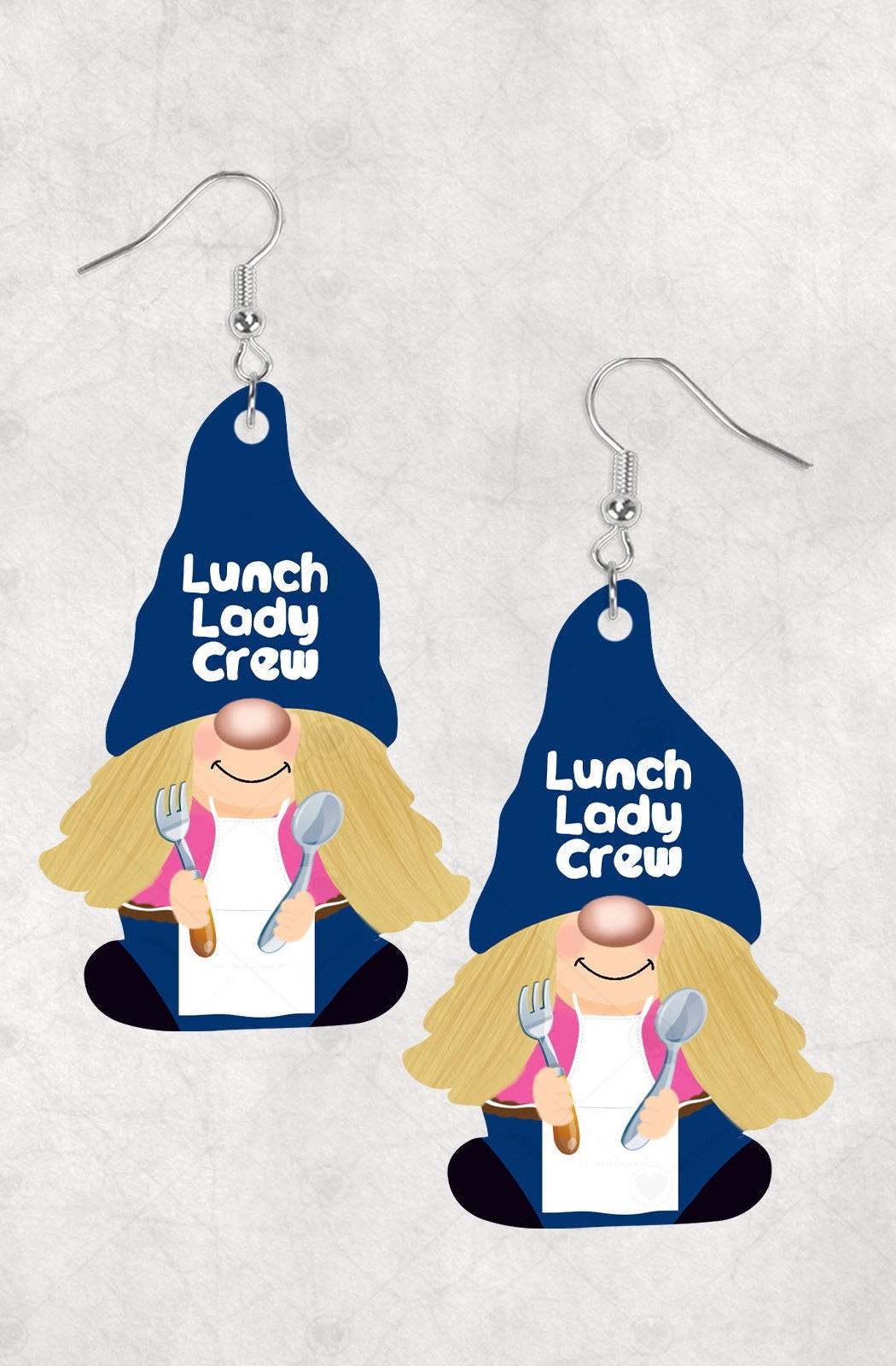 Lunch Lady Design Bundle Girl Gnome Sunflower Round - Etsy