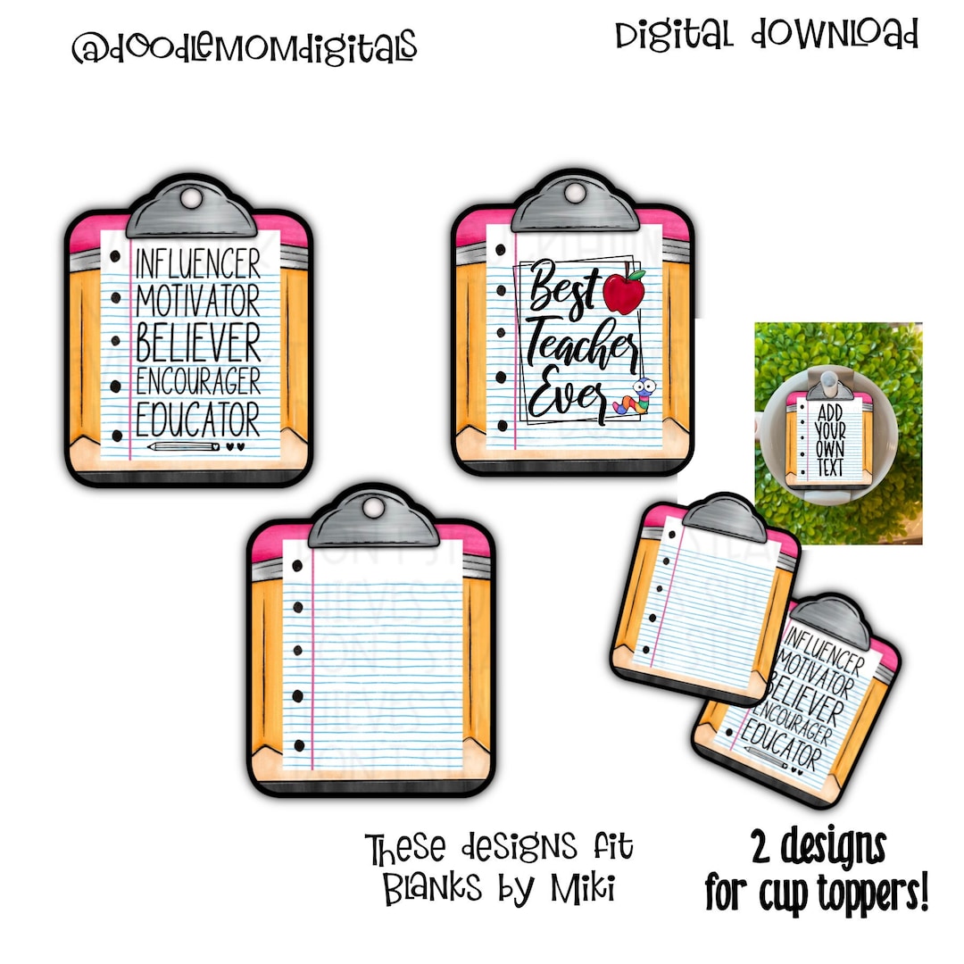 Clipboard Vent Clip, Bundle, Digital Design, Vent Clip Design ...