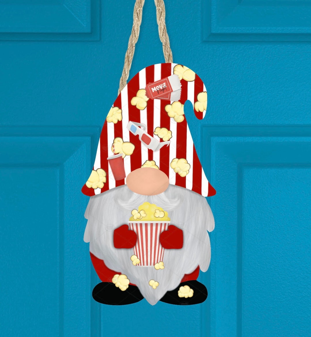 Gnome, Movie, Theater, Popcorn, Glasses, Pop, Candy, PNG, Design ...
