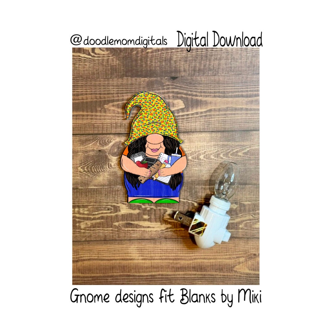 Teacher Gnome PNG: Math School Design (digital Download) - Etsy