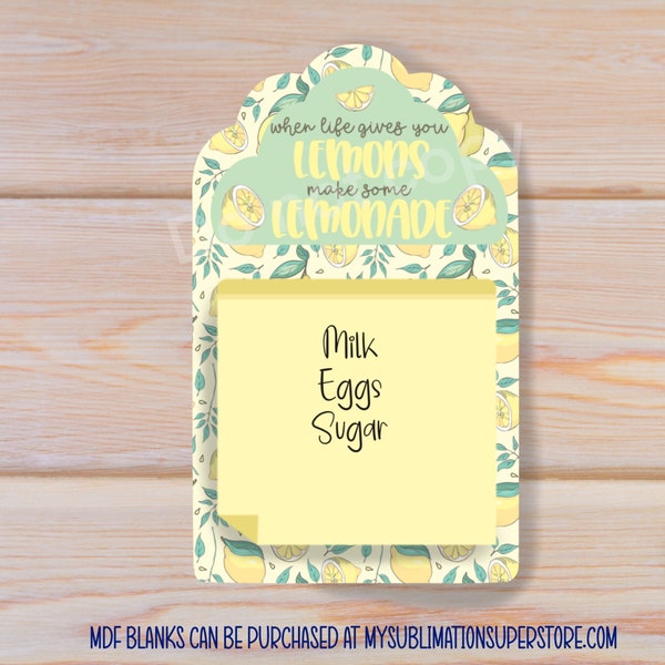 Sublimation Sticky Notes Holder - Etsy