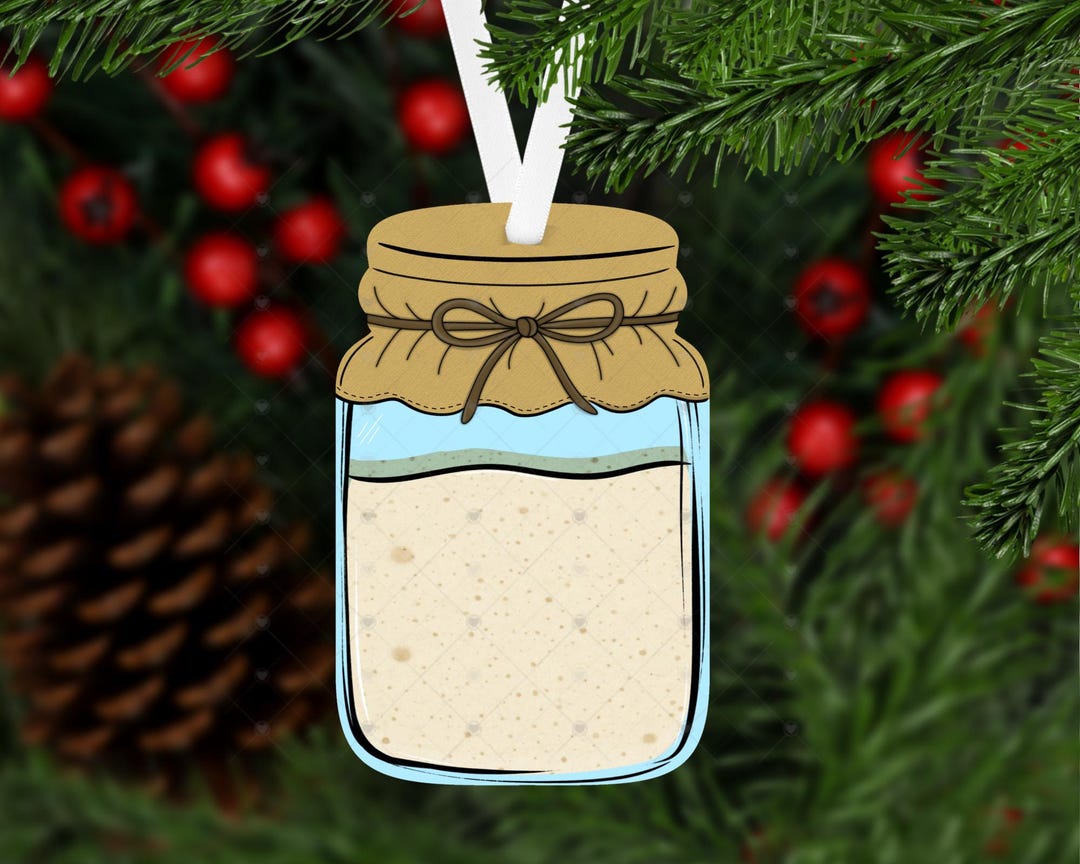 Sourdough Mason Jar, Vent Clip Design, Sublimation PNG (digital ...