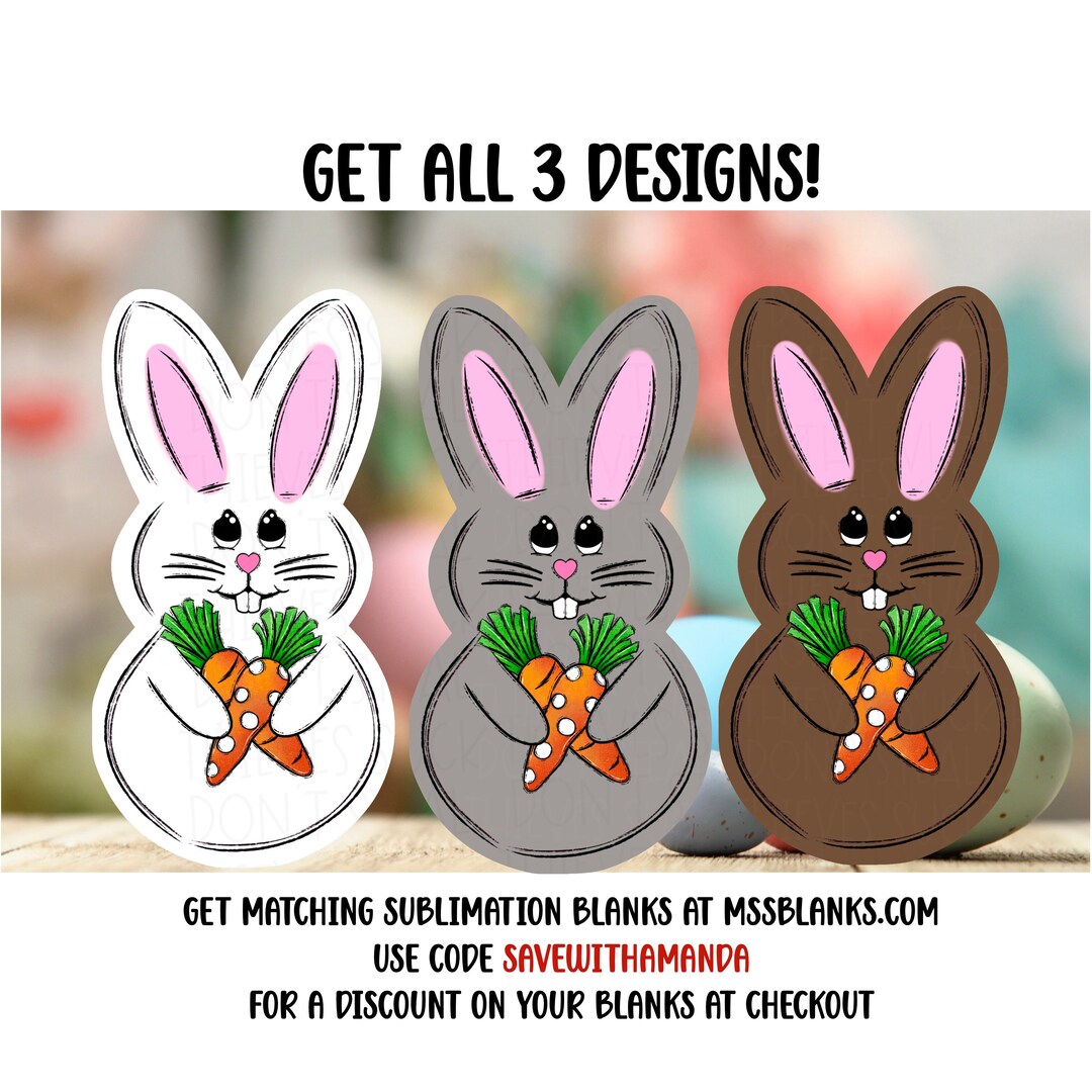 Peep, Bundle, Easter, Bunny, PNG, Design, Digital, Download ...