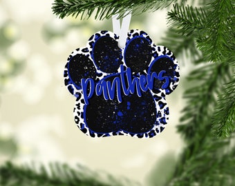 Royal Blue Paw Print - Etsy