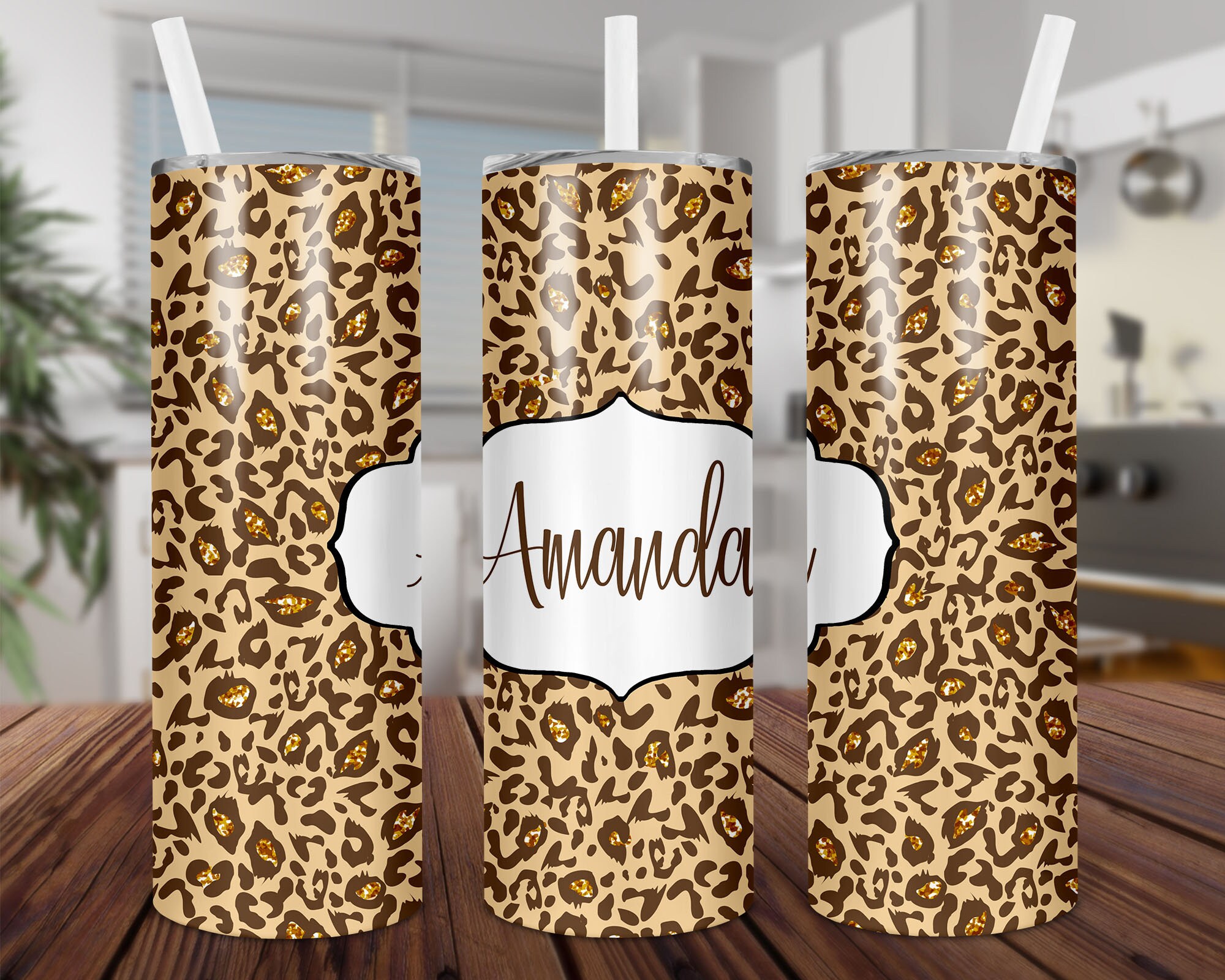 Cheetah Leopard Animal Print Straight & Tapered - Etsy