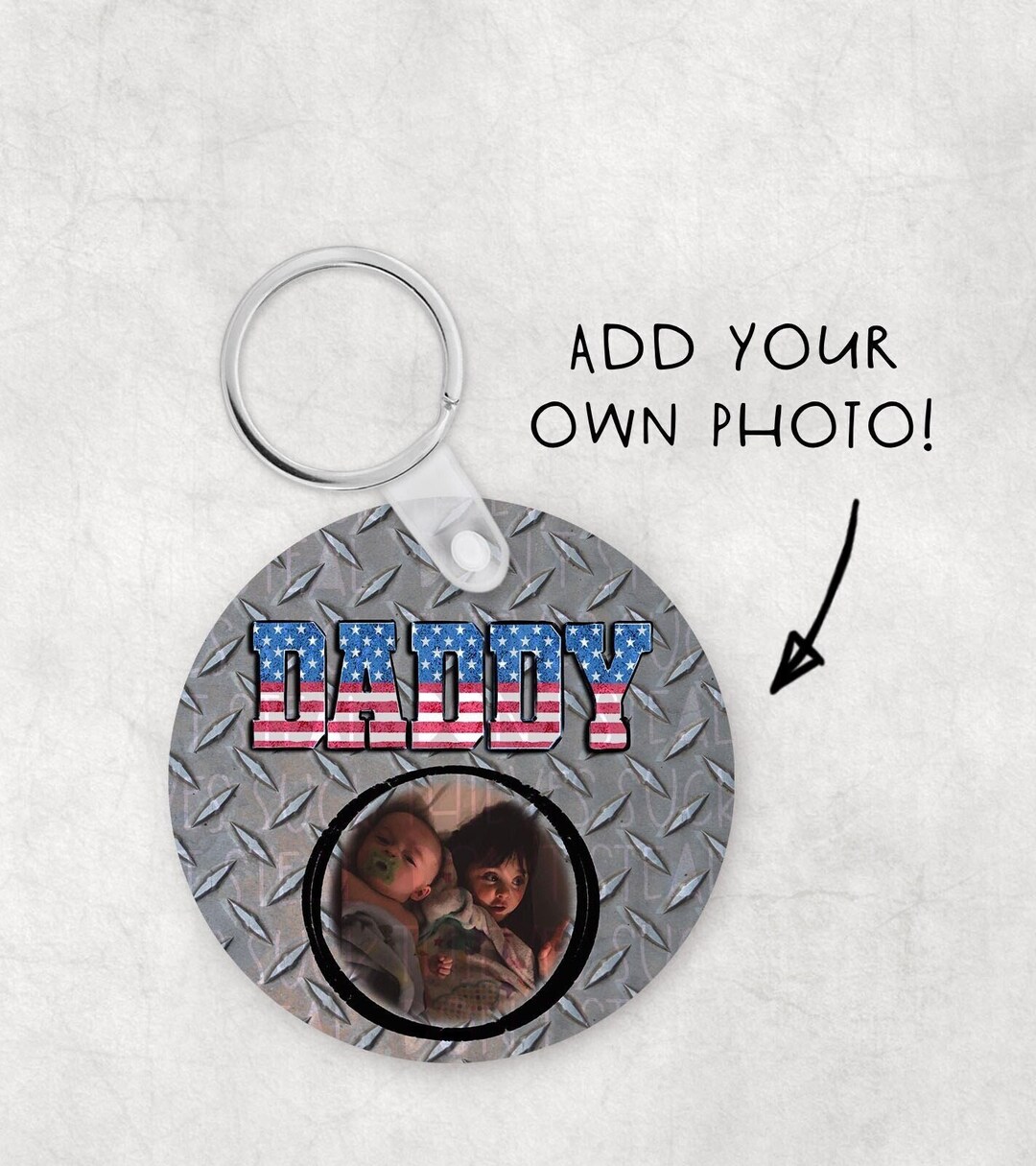 American Flag Daddy Photo Car Coaster Design (PNG Download) - Etsy