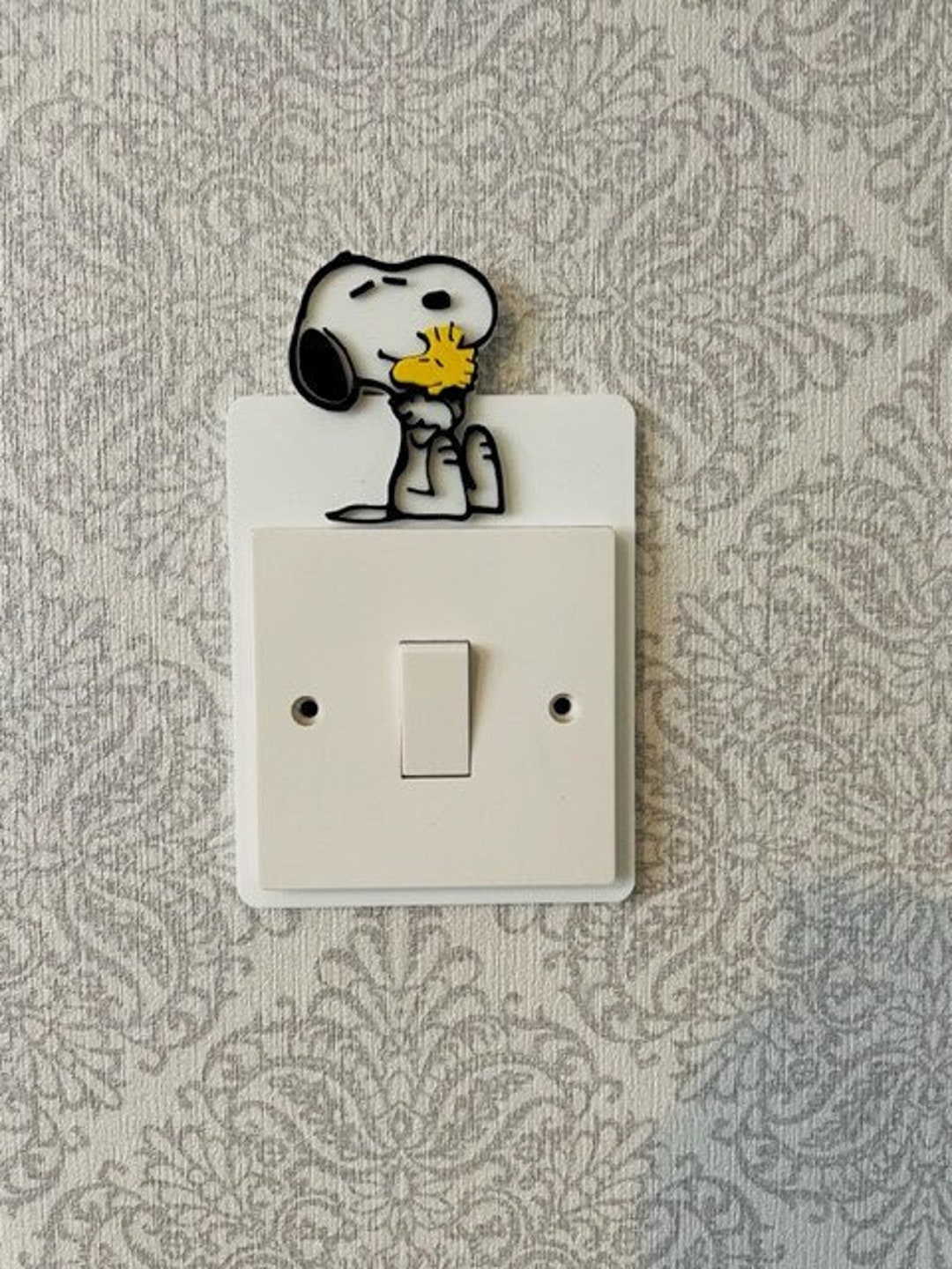 Snoopy and Woodstock Peanuts Light Switch Surround Bedroom - Etsy