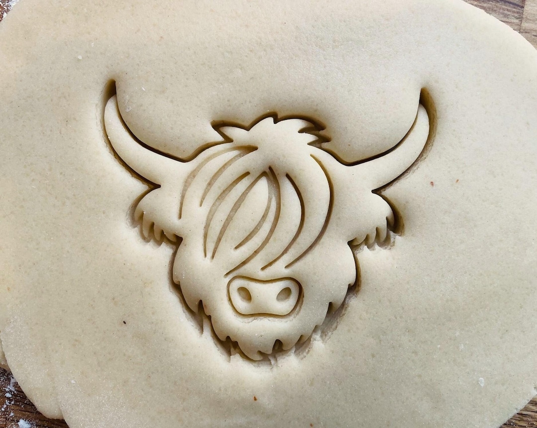Highland Cow Face Cookie Cutter - Etsy