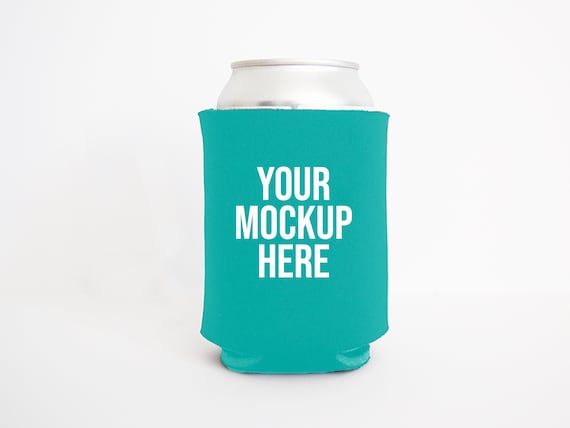 Aqua Can Cooler Mockup Aqua Can Holder Mockup Can Drink - Etsy