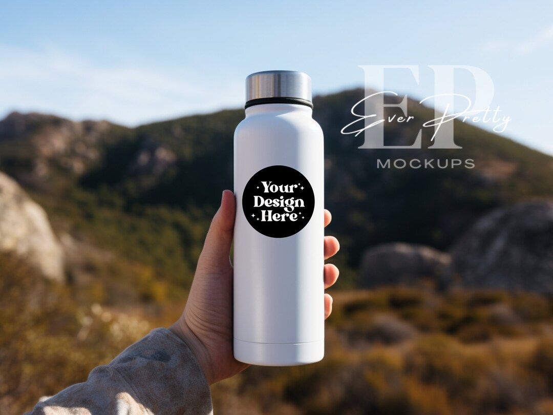 Tumbler Sticker Mockup Water Bottle Sticker Mockup Sticker Mockups ...