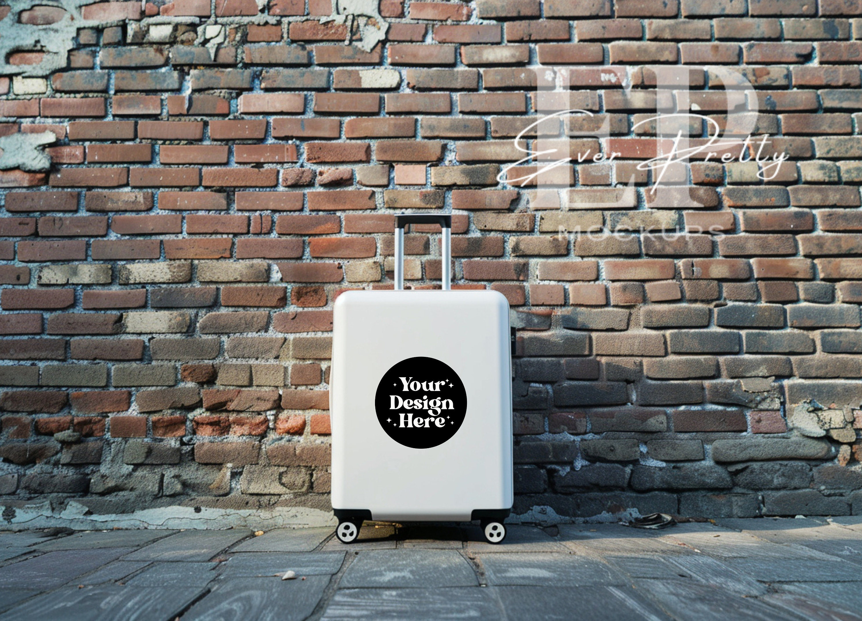 Luggage Sticker Mockup Luggage Mockup Suitcase Mockup Sticker Product ...
