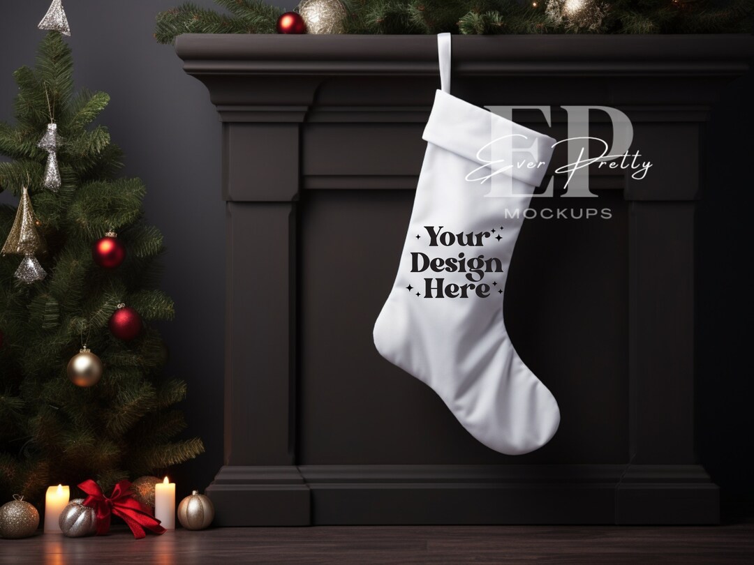 Stocking Mockup Christmas Stocking Mockup Sublimation Stocking Mockup ...