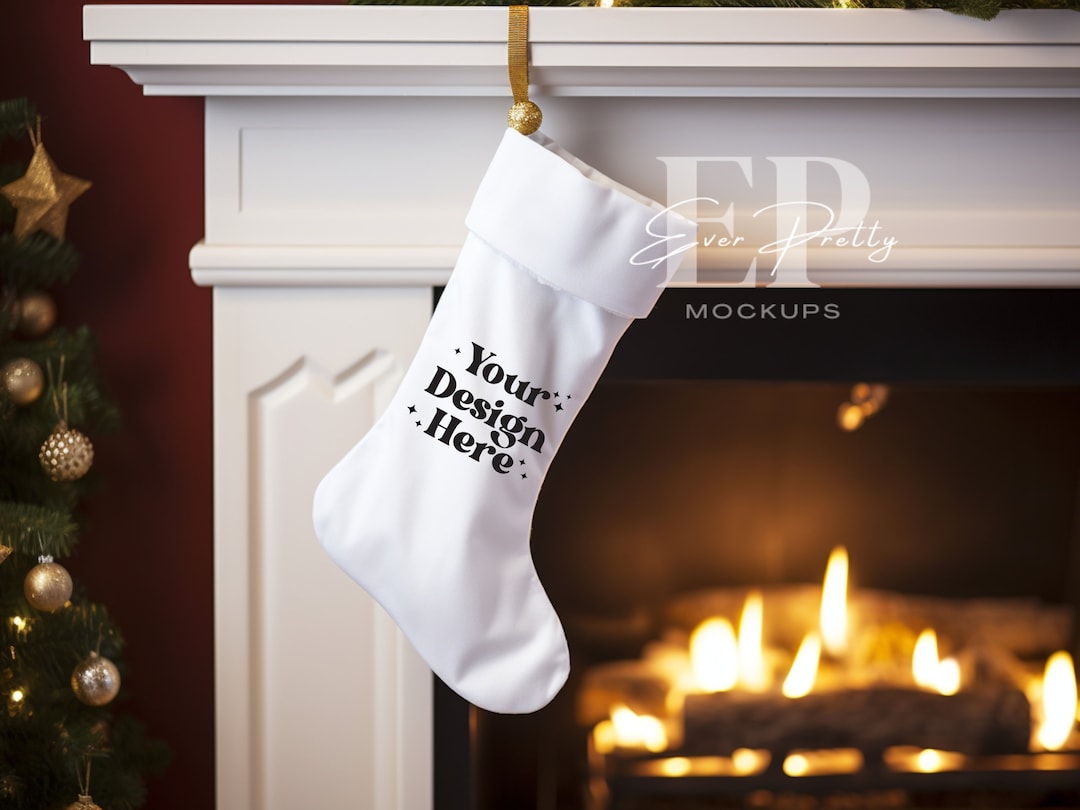 Stocking Mockup Christmas Stocking Mockup Sublimation Stocking Mockup ...