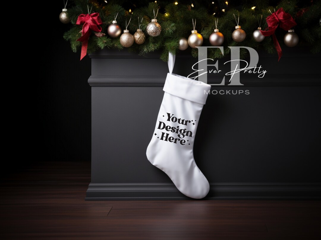 Stocking Mockup Christmas Stocking Mockup Sublimation Stocking Mockup ...
