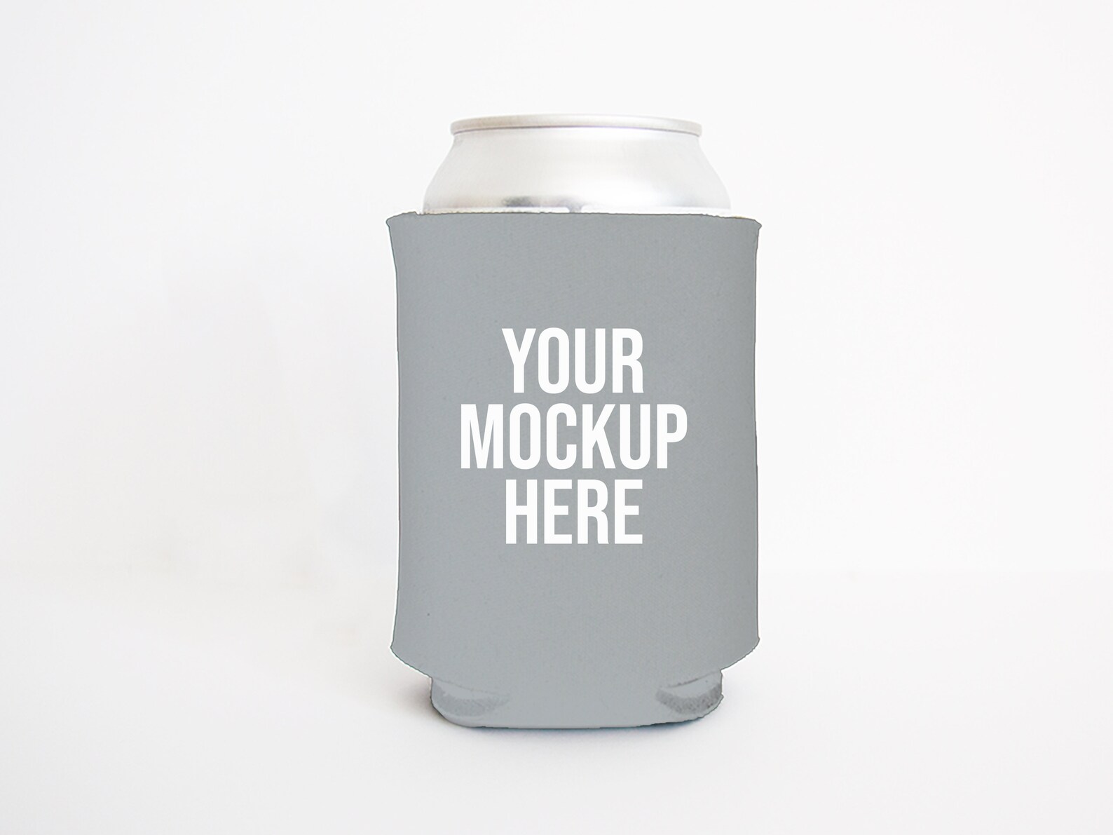 Gray Can Cooler Mockup | Gray Can Holder | Can Drink Sleeve | Wedding ...