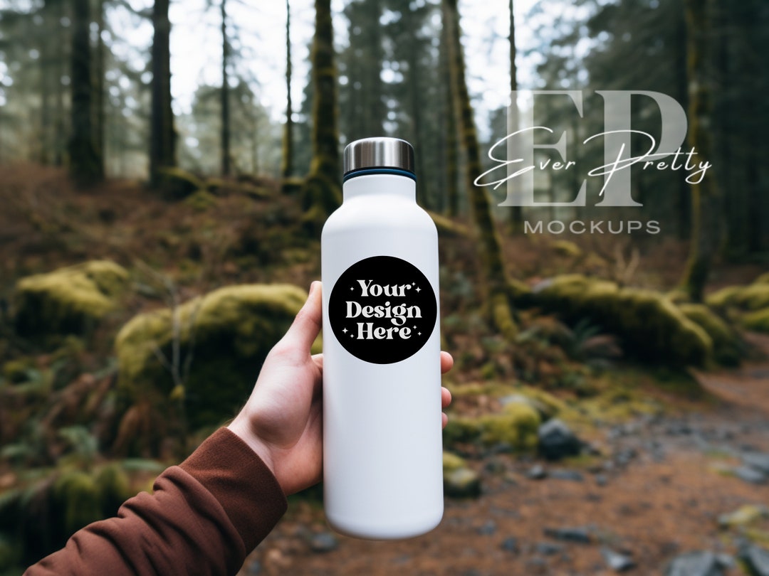 Tumbler Sticker Mockup Water Bottle Sticker Mockup Sticker Mockups ...