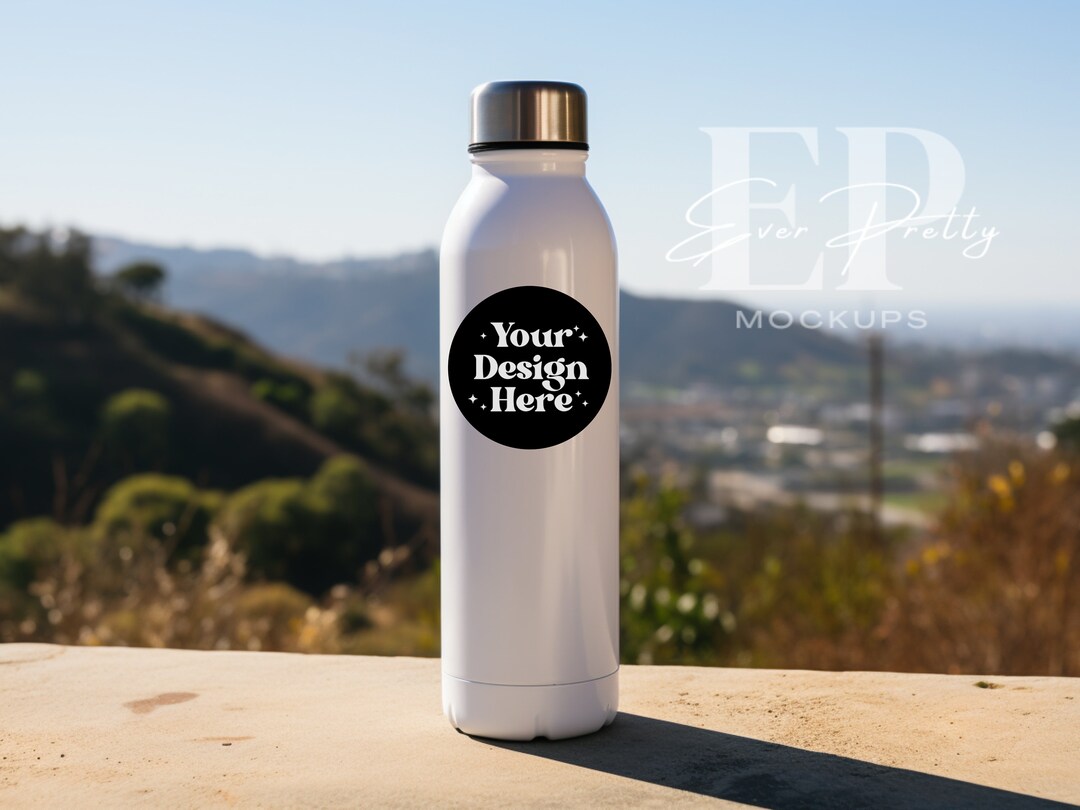 Tumbler Sticker Mockup Water Bottle Sticker Mockup Sticker Mockups ...