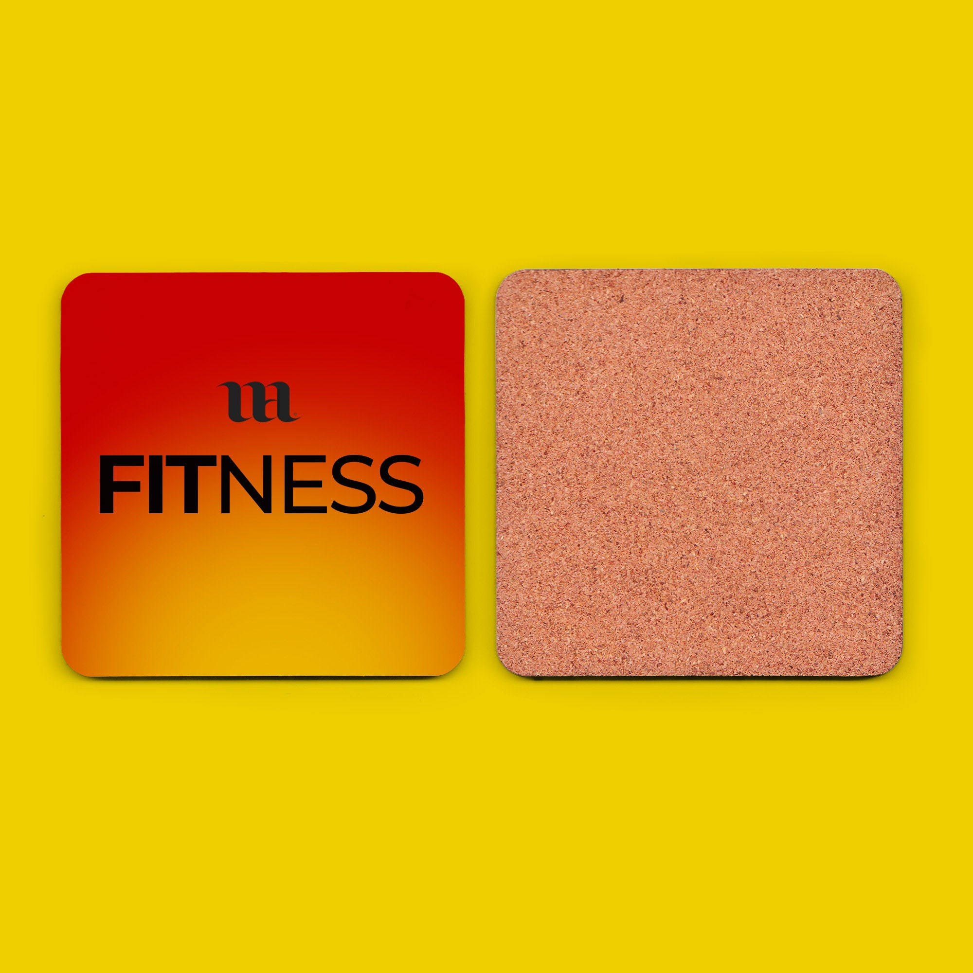 Square Coaster W/ Rounded Corners Mockup & Template | Smart Object PSD ...