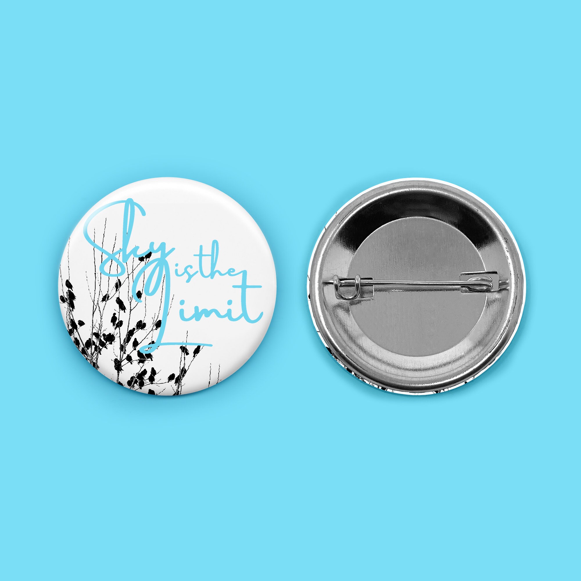 1.5 in Circle Button Pin Back Mockup & Template | Smart Object PSD, JPG ...