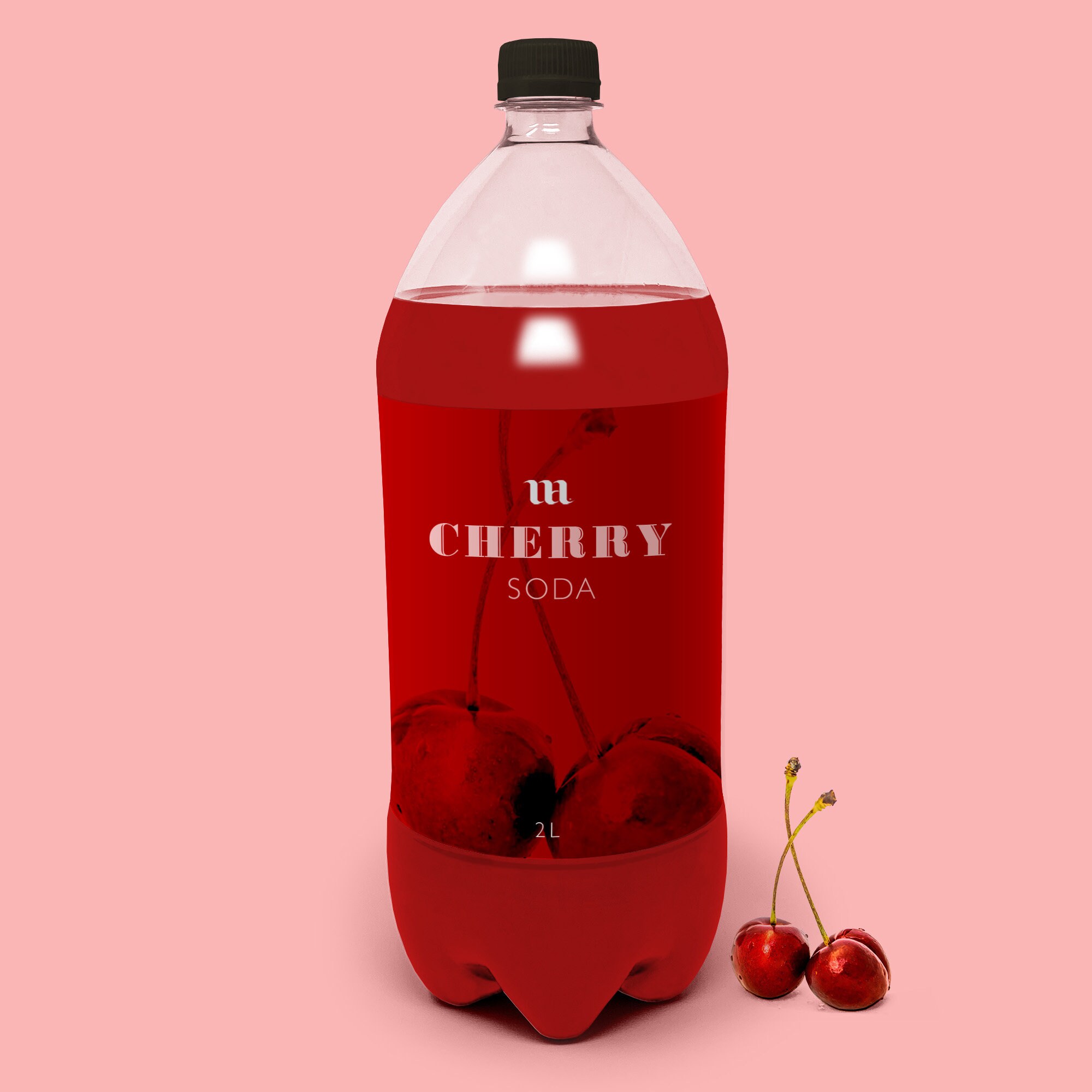 Plastic Soda/pop Drink 2L Bottle Mockup & Template | Smart Object PSD ...