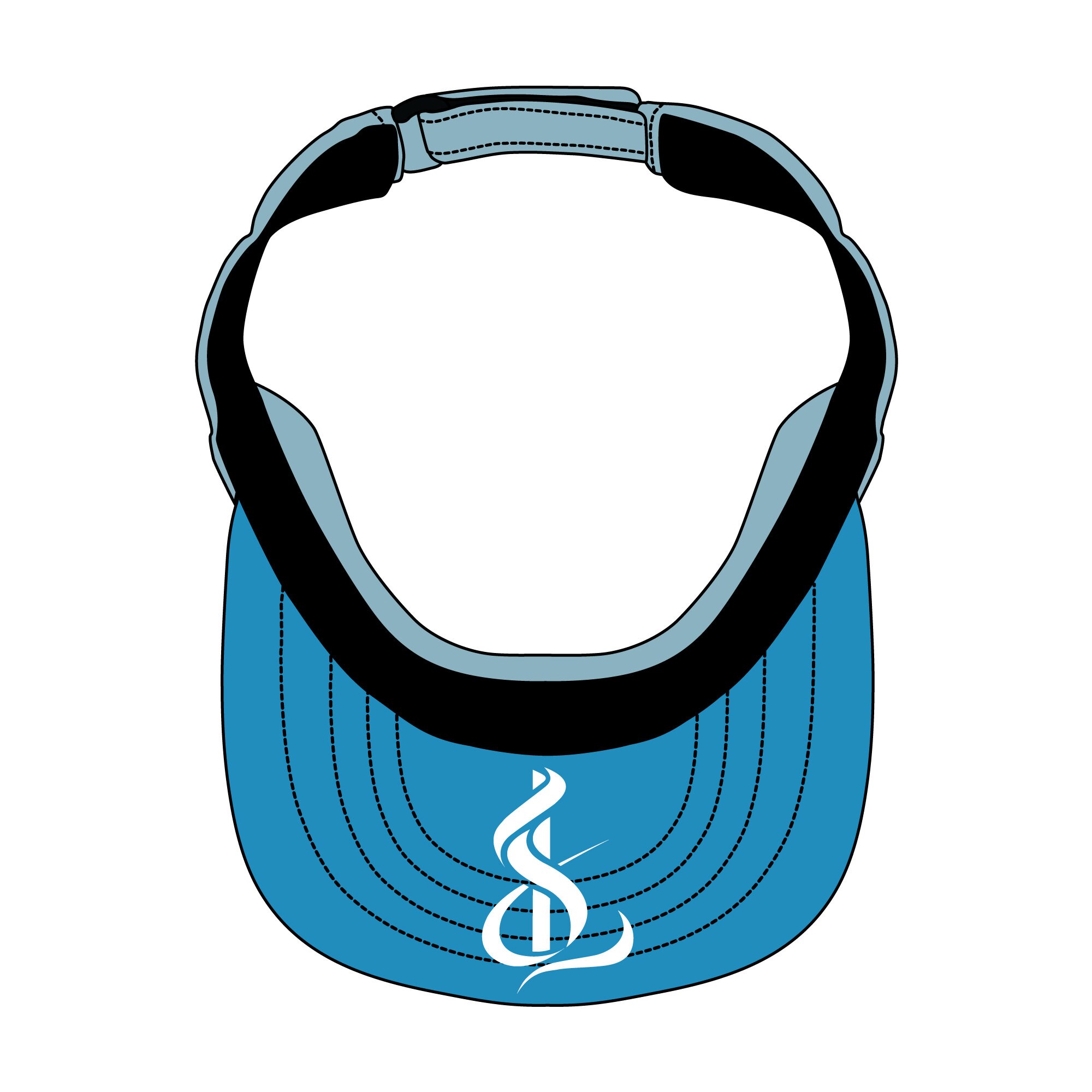 Visor Sports Hat - Golf, Tennis, Volleyball - Mockup and Template ...