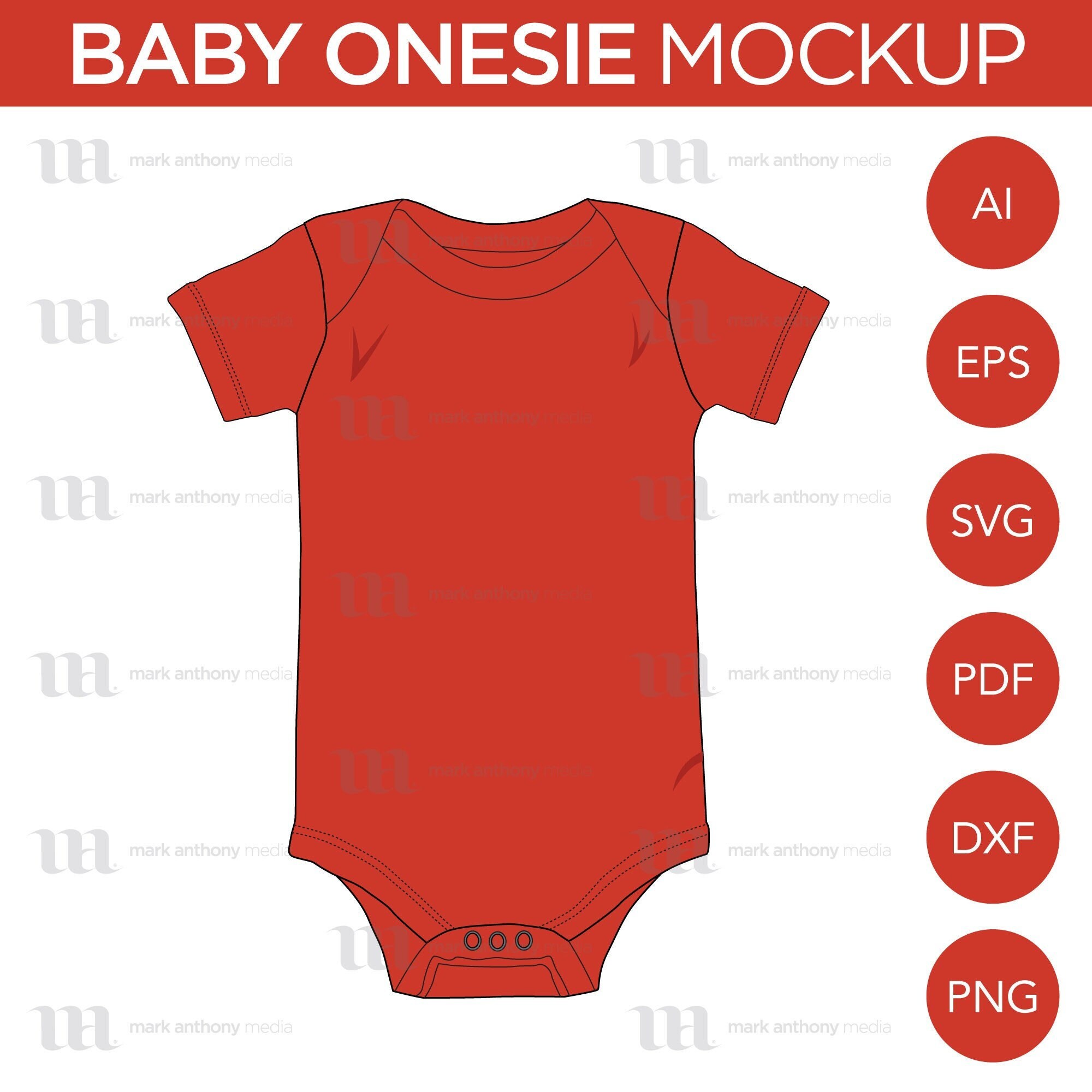 Onesie Mockup and Template 1 Angle 1 Style Layered - Etsy