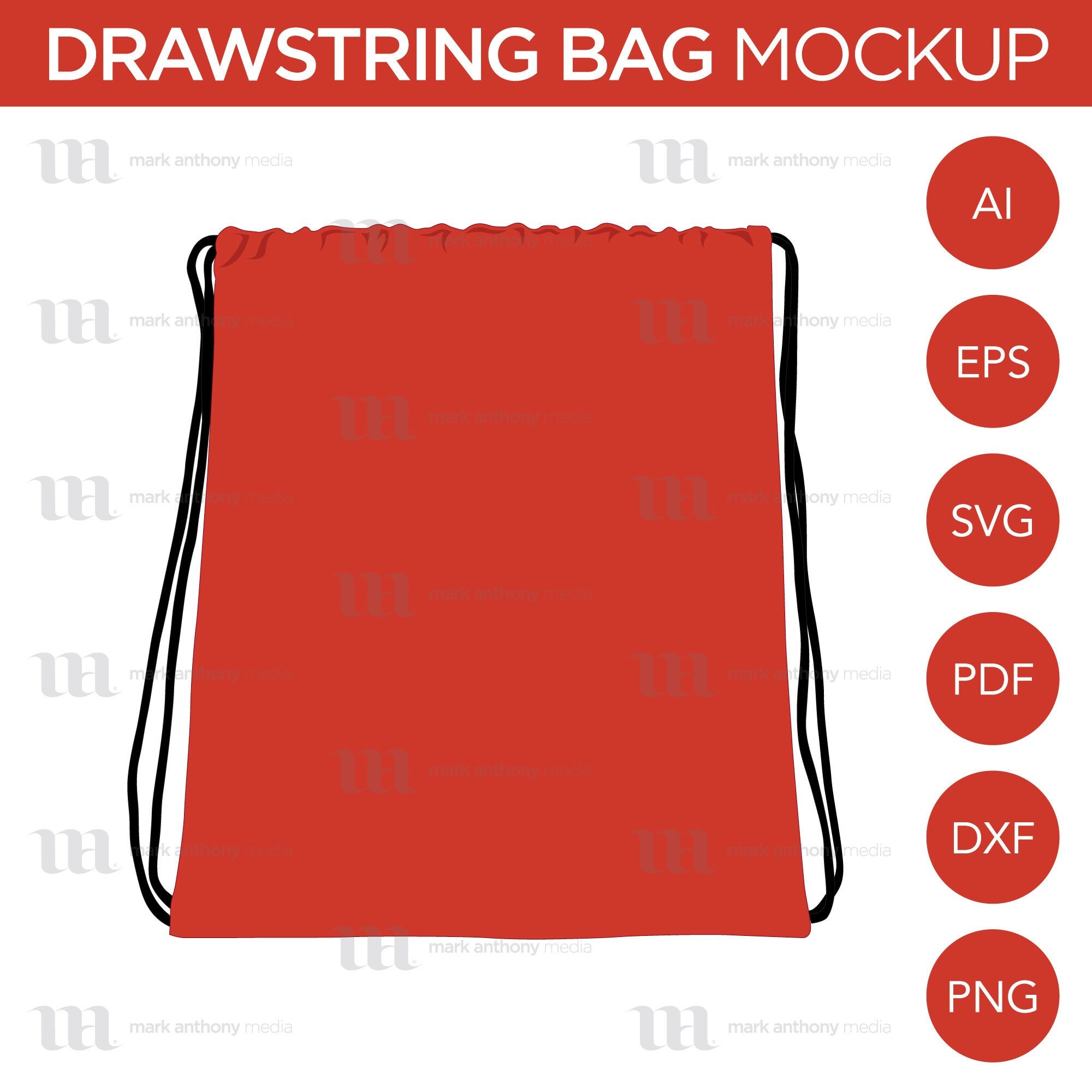 Drawstring Bag Mockup and Template 1 Angle 1 Style - Etsy