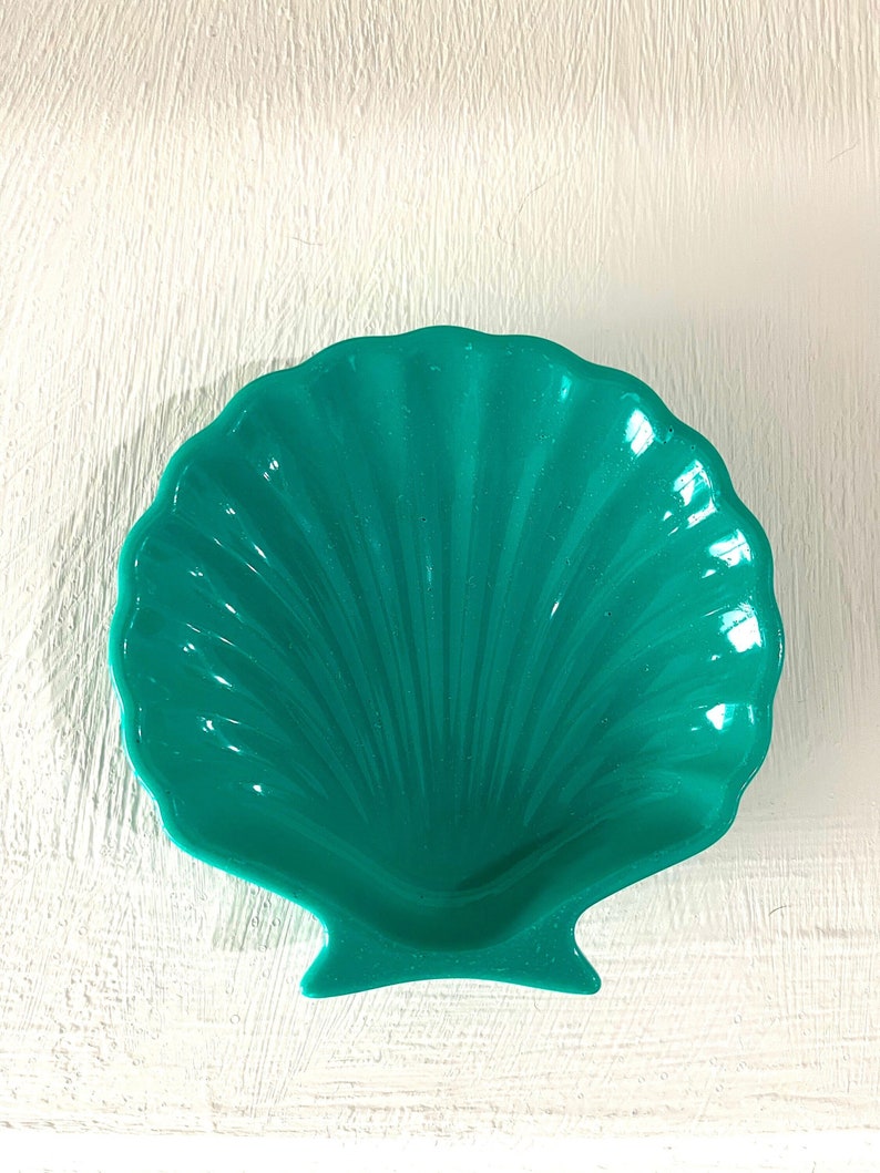 Seashell Resin Jewelry Dish Seashell Resin Dish Bubble Resin Jewelry ...