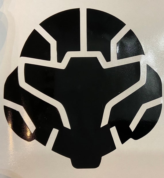 Samus Helmet Decal | Etsy
