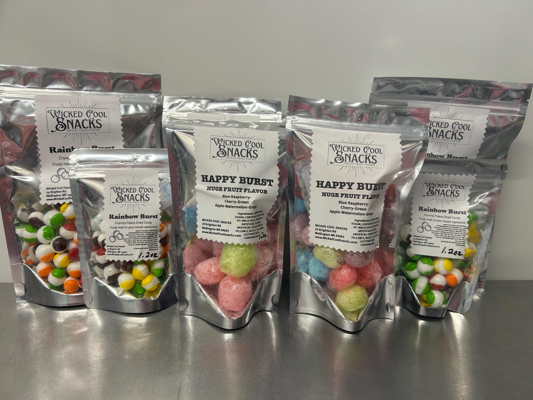 Wicked Cool Snacks - Freeze Dried Candy Gift Box Combo - Etsy