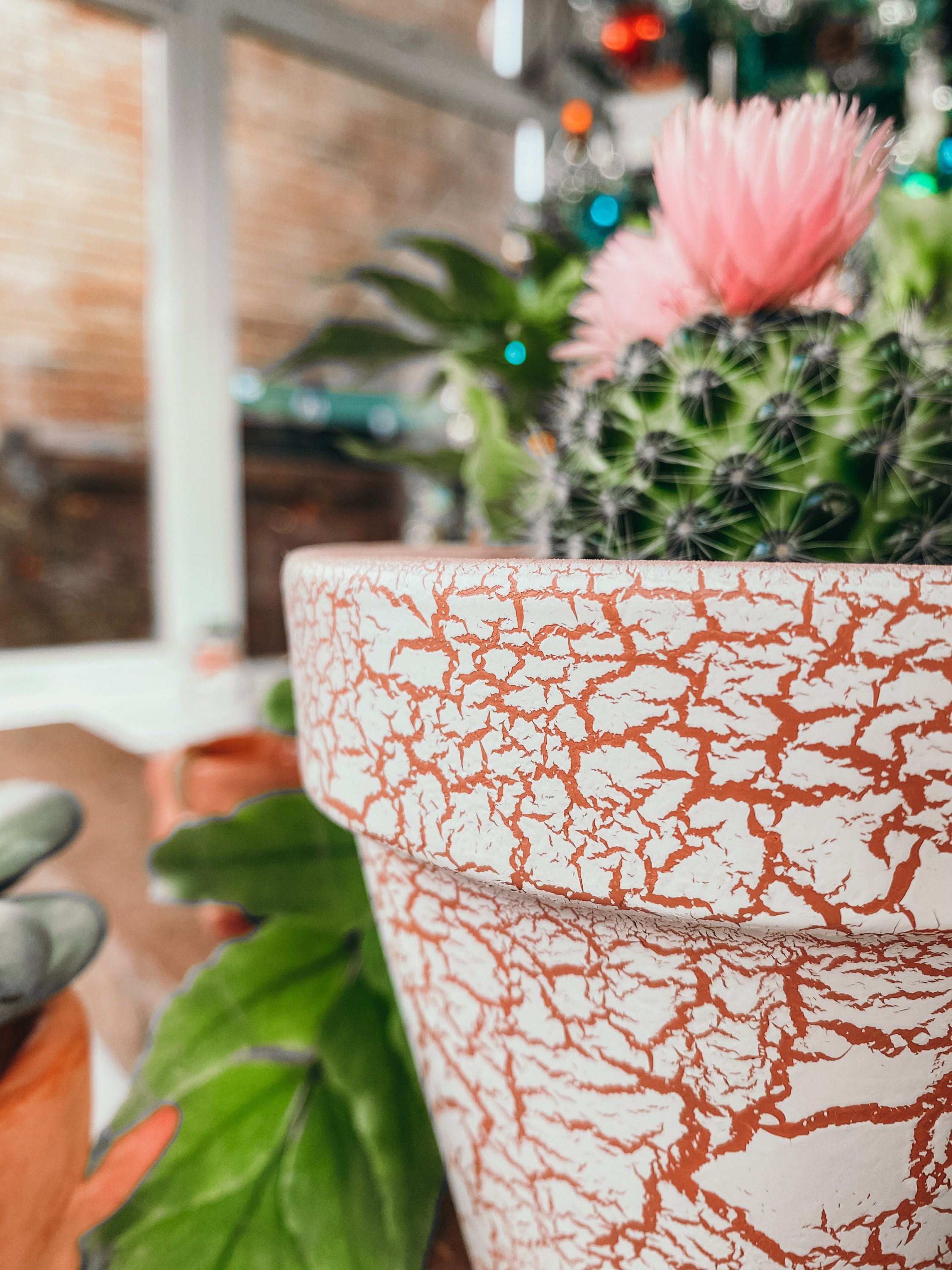 Crackle pretty Ugly Plant Pot - Etsy
