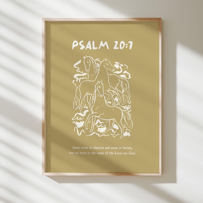 Psalm 20:7 - Etsy