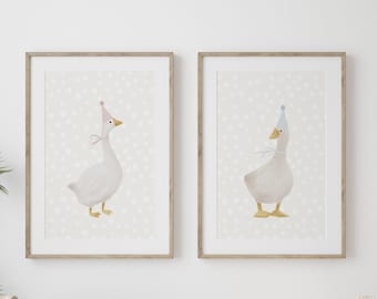 Print of Silly Goose | Acrylic Art | Nursery Wall Art | Whimsical ...
