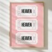 Pink Heaven Ticket Print, Christian Wall Decor (digital Download) - Etsy