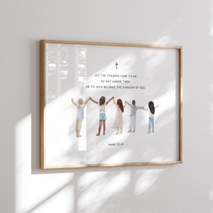 Mark 10, Let the Little Children Come to Me, Jesus Loves Children Art ...