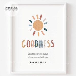 Kids the Fruit of the Spirit Set of 9 Printables Boho Christian Nursery ...