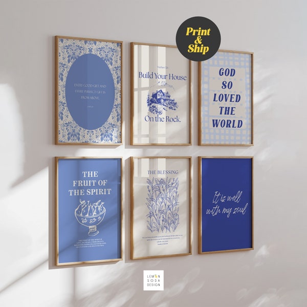 Christian Aesthetic Physical Prints - Etsy