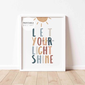 Christian Nursery Wall Decor, Set of 6 Bible Verse Wall Art, Nursery ...