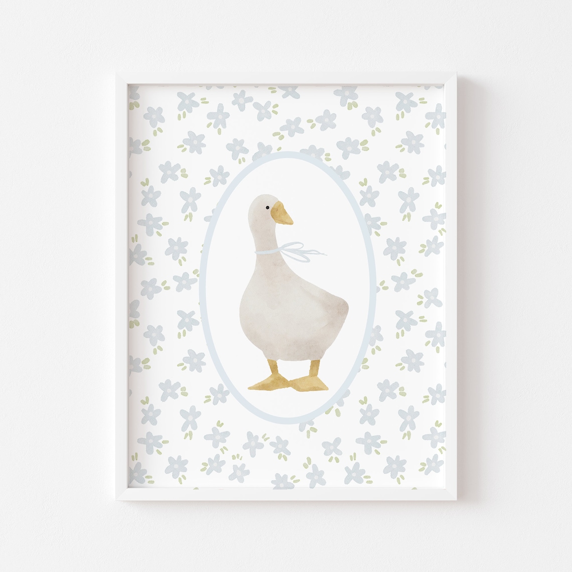 Blue Goose Nursery Art: Cottagecore Daisy Pattern (digital Download) - Etsy