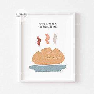 The Lords Prayer Set of 6 Printables ,boho Christian Sunday Bible ...