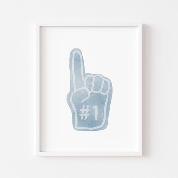 Number 1 Foam Finger - Etsy